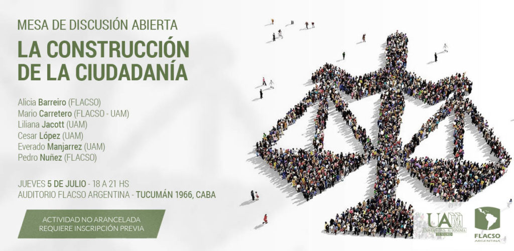 Mesa de discusión abierta “La construcción de la ciudadanía”
