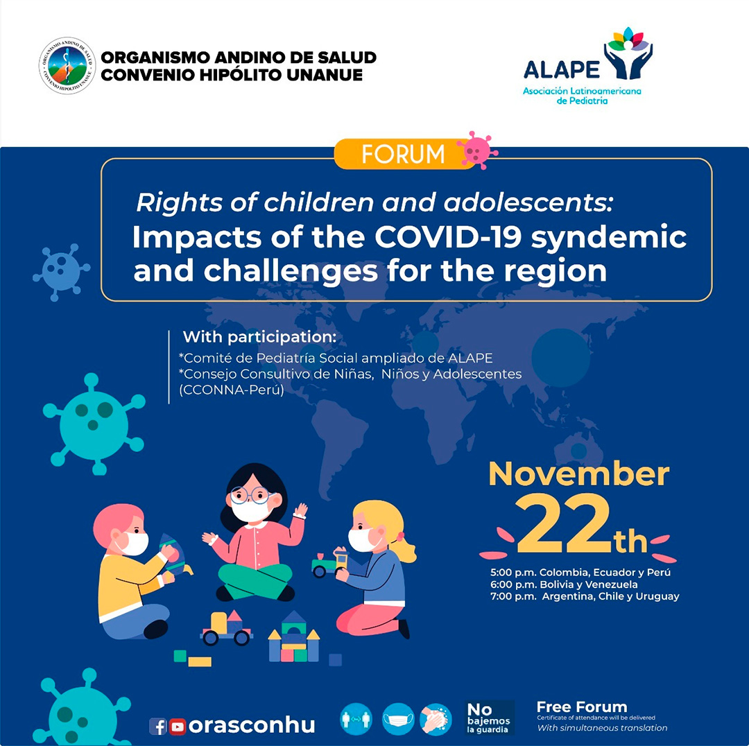 Foro “Derechos de niñas, niños y adolescentes: Impactos de la sindemia ...